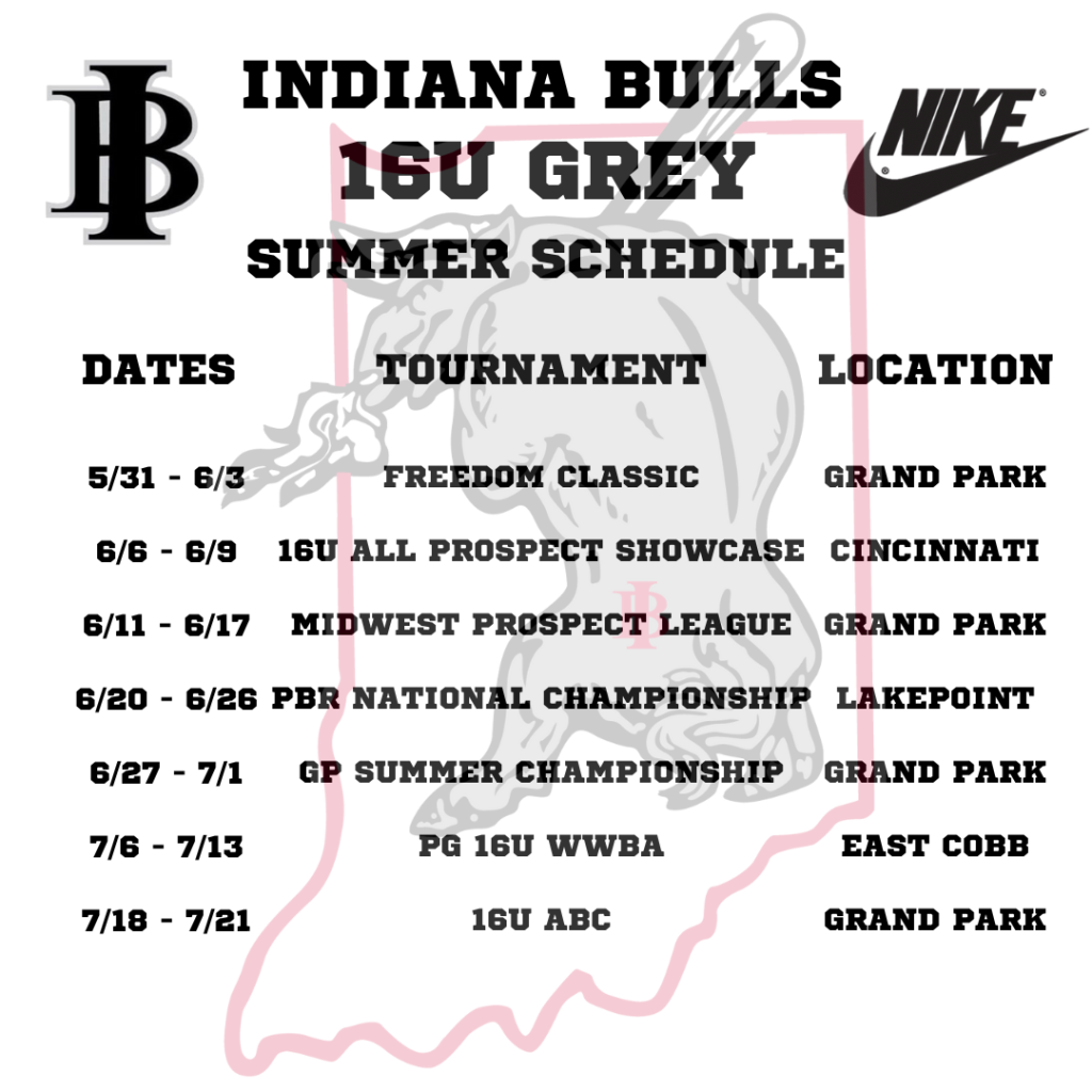 16 Grey Roster - Indiana Bulls