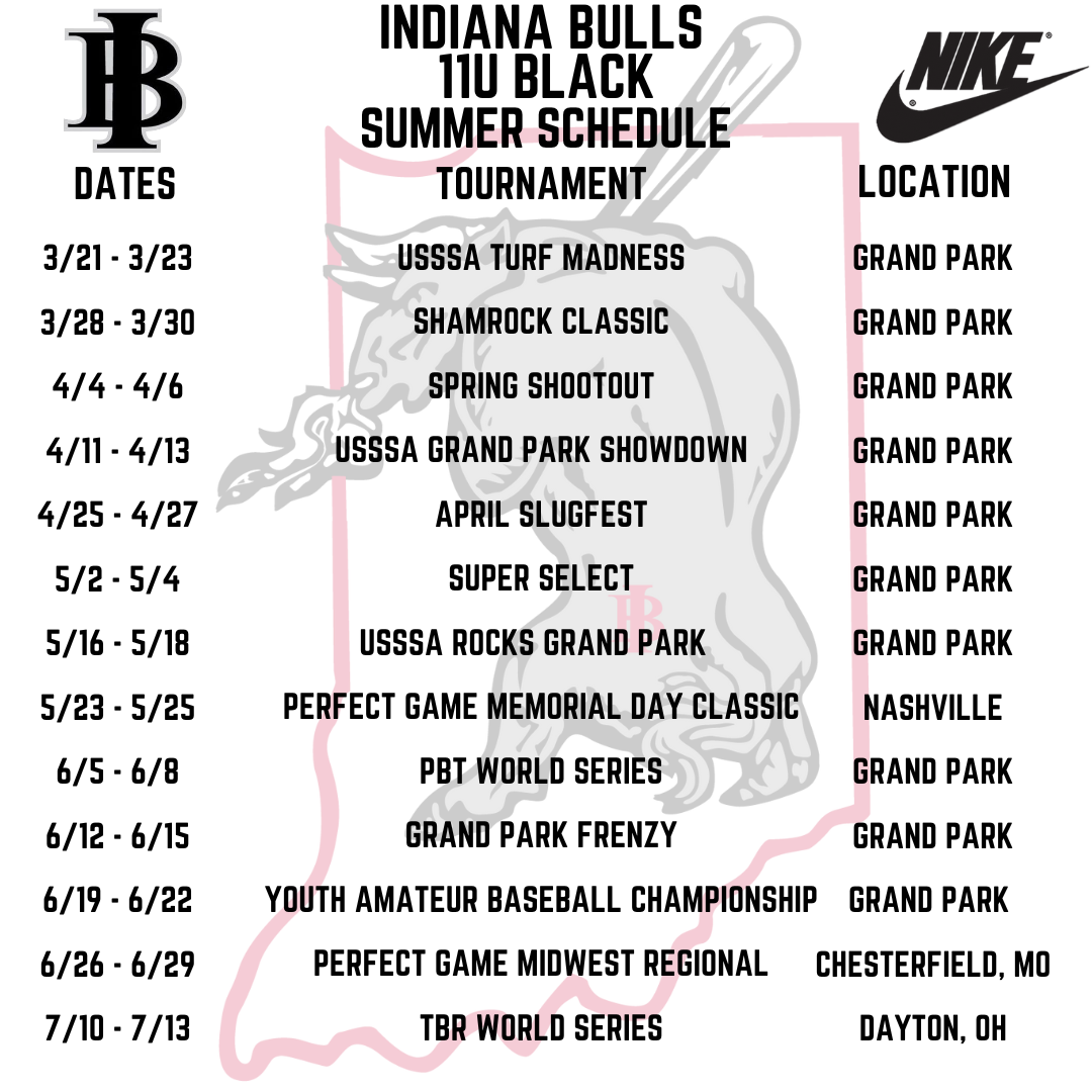 11 Black Roster - Indiana Bulls